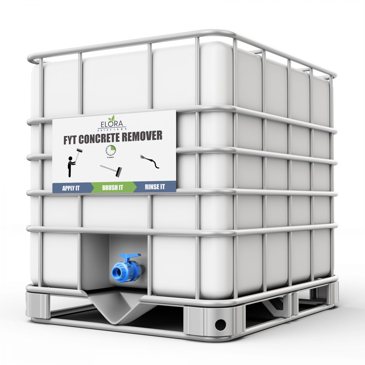 FYT – 1000 Litre Drum – Concrete Dissolver – Elora Solutions